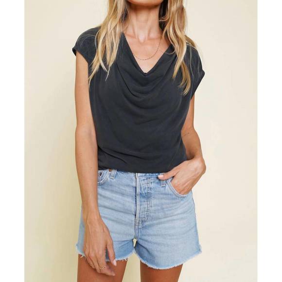 Mystree | Tops | New Mystree Cowl Neck Modal Dolman Sleeve Top In Black ...